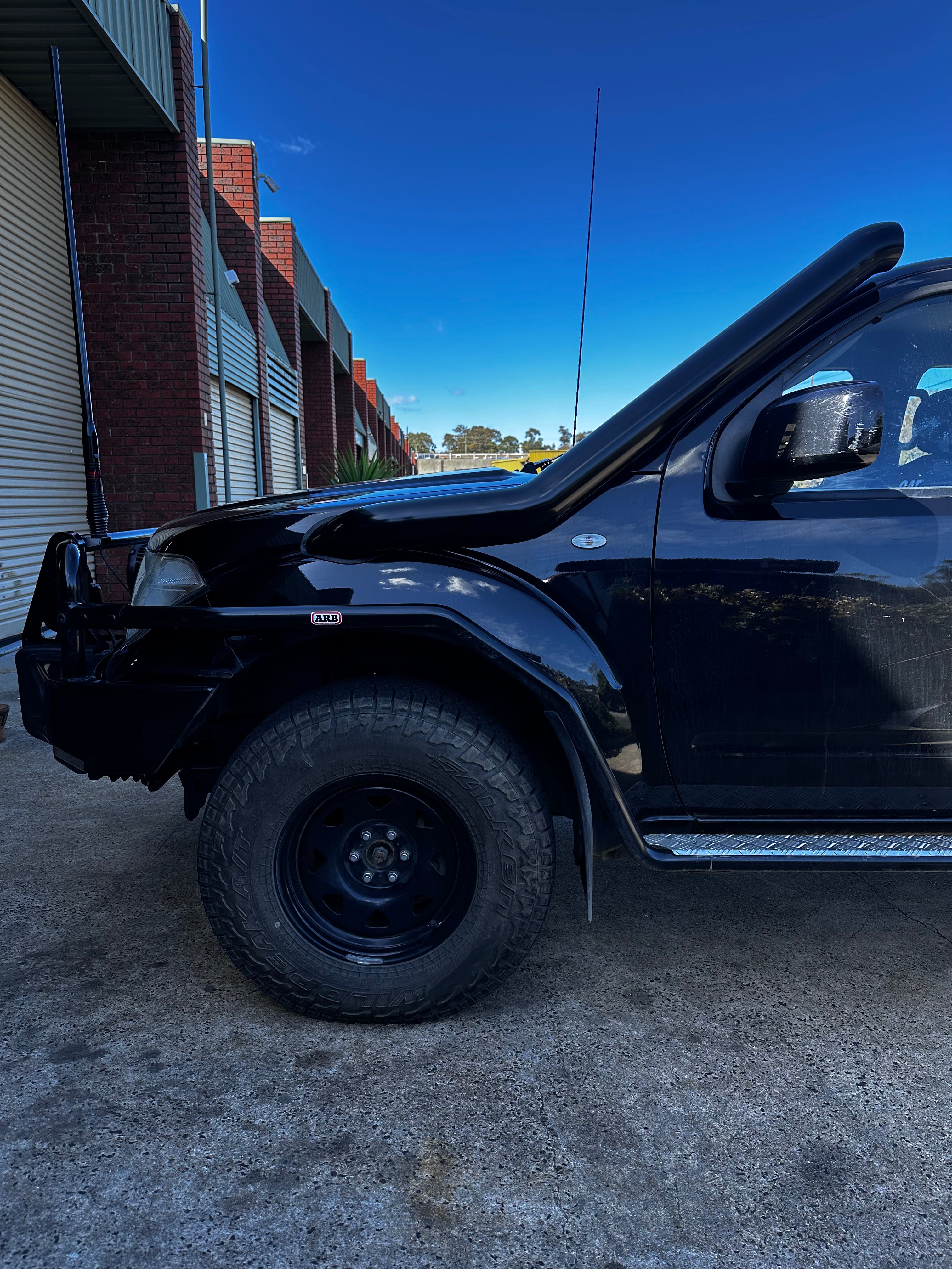 D40 Nissan Navara 4" Stainless Snorkel – JefFab Customs