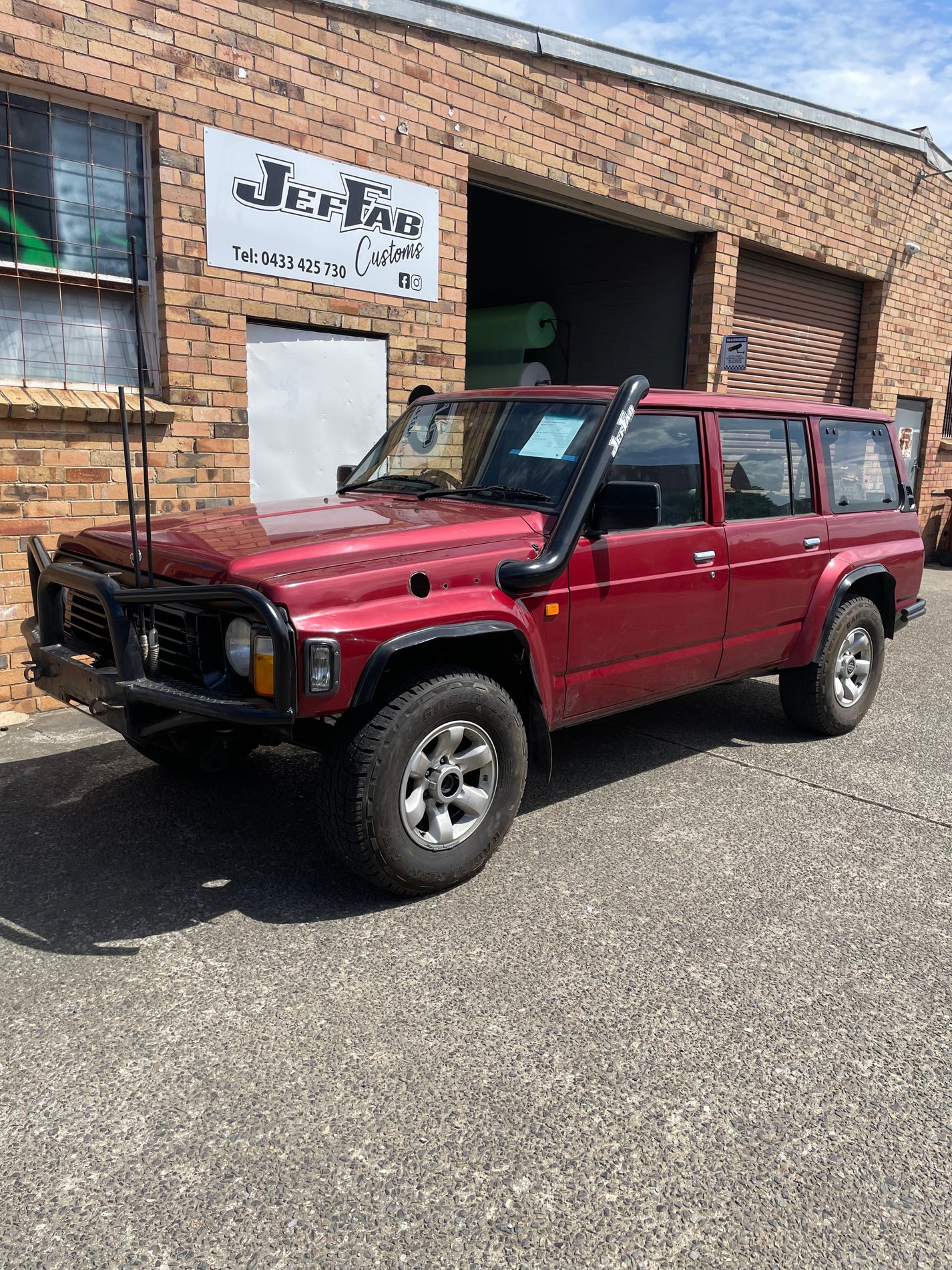 Nissan GQ Patrol 4" Short-Guard Entry Stainless Snorkel – JefFab Customs