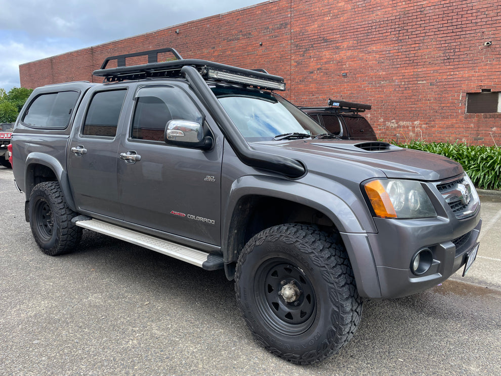 Holden RC Colorado 4" Mid-Entry Stainless Snorkel – JefFab Customs