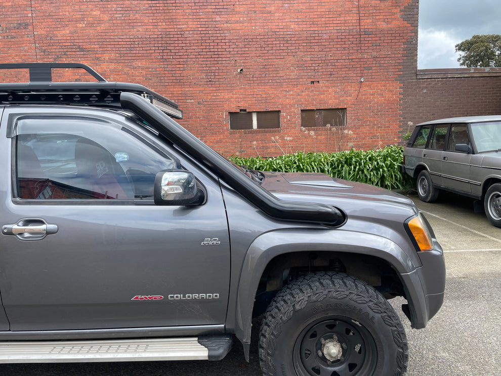 Holden RC Colorado 4" Mid-Entry Stainless Snorkel – JefFab Customs