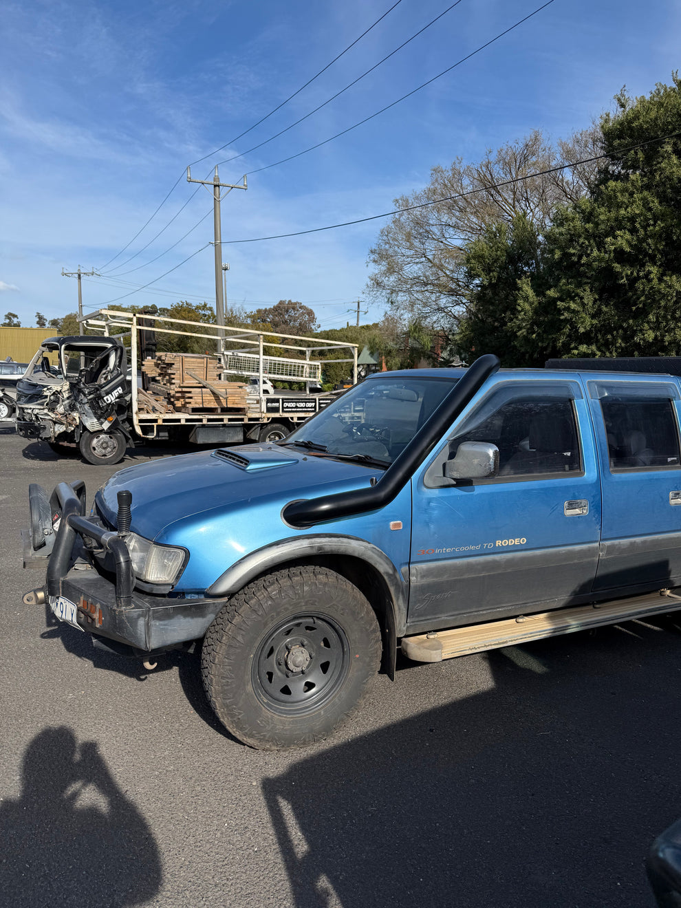Holden TF Rodeo 4" Mid-Entry Snorkel – JefFab Customs