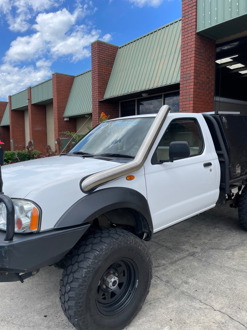 D22 Nissan Navara Mid-Entry Stainless Snorkel – JefFab Customs